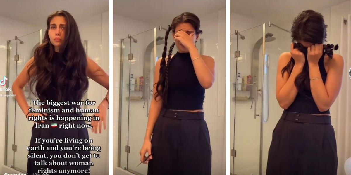 Iranian women cut their hair in protest of woman's death - Upworthy