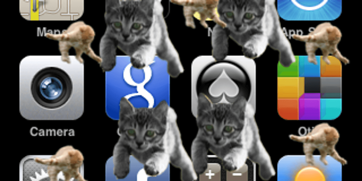 CatPaint Cat iPhone App - Love Meow