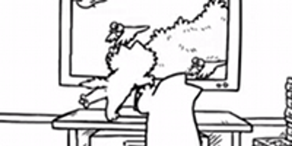 Screen Grab - Simon's Cat - Love Meow