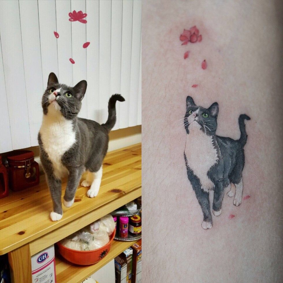 Underground Tattoo Artists Show Their Love for Cats Through Tats - Love ...