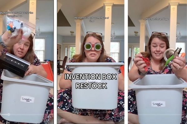 Mom creates 'invention box' that gives her kid hours of independent ...