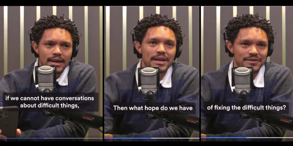 Trevor Noah's podcast makes room for 'spirited conversation' - Upworthy
