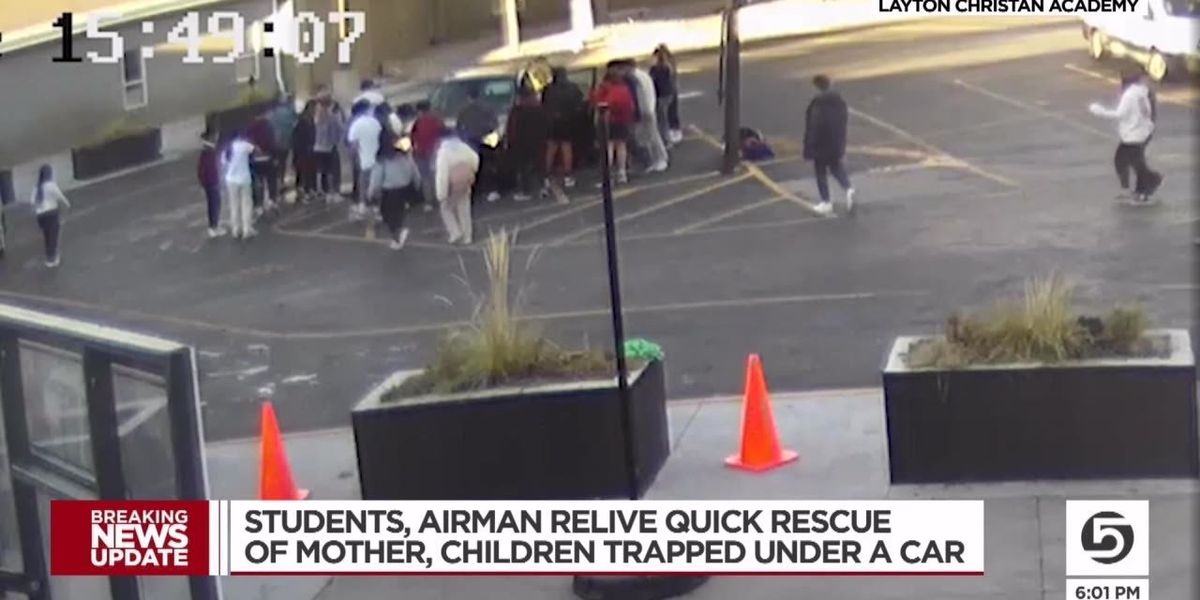 20 high school students lift car to rescue mom and toddler - Upworthy
