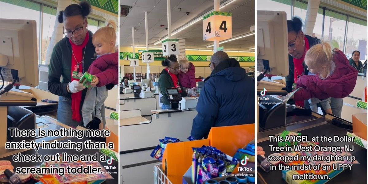 Dollar Tree employee steps in to help struggling toddler mom - Upworthy