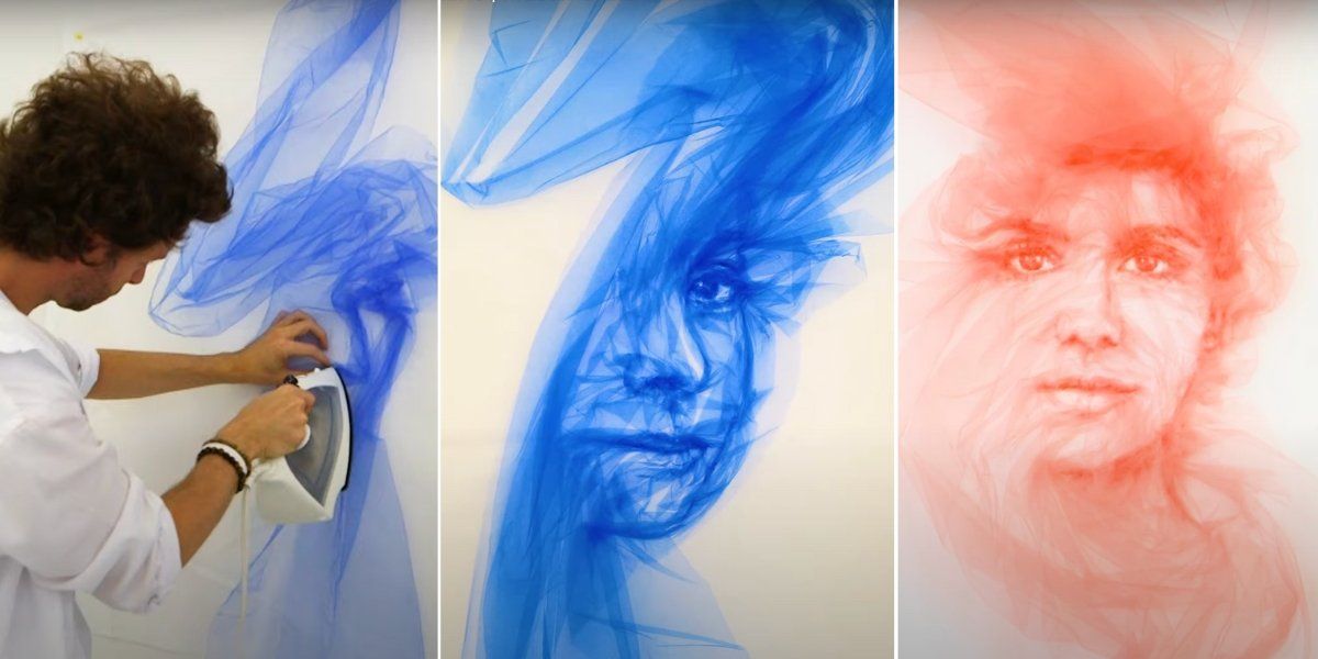 Artist makes incredibly lifelike faces out of tulle - Upworthy