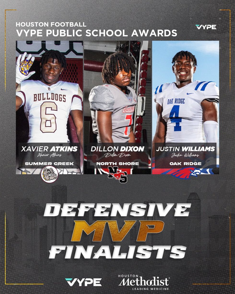 VYPE AWARDS: 2023 Public School Football presented by Houston Methodist ...