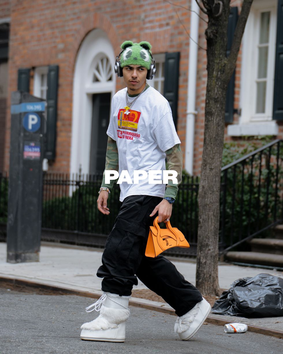 MSCHF's Global Supply Chain Bag Spotted at NYFW - PAPER Magazine