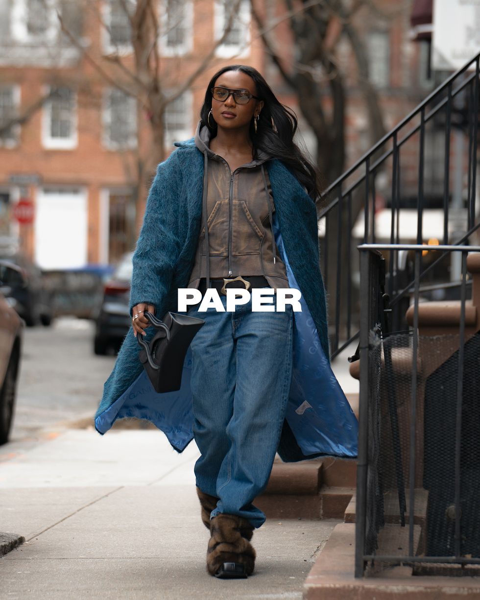 Mschfs Global Supply Chain Bag Spotted At Nyfw Paper Magazine