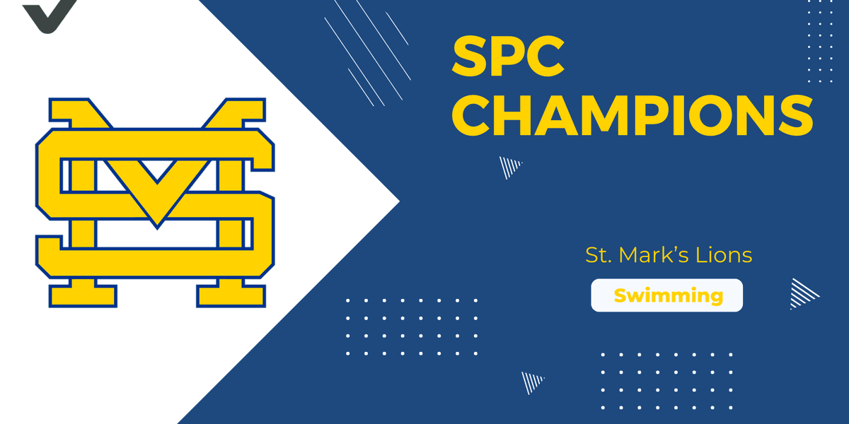 SPC CHAMPS: St. Mark's Boys Swimming Finishes on Top - VYPE
