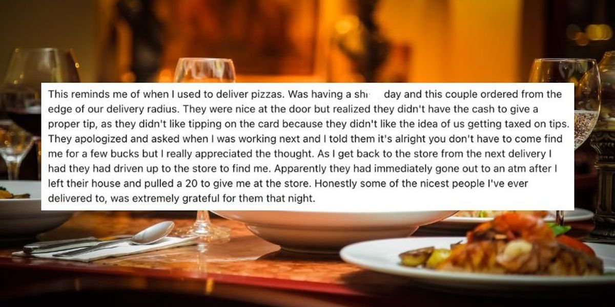 Man goes out of his way to leave forgotten tip for server - Upworthy