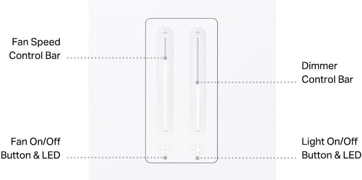 Discover TP-Link Kasa KS240 Smart Fan and Light Switch - Gearbrain