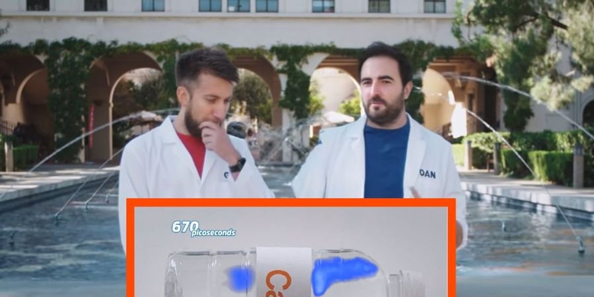 The Slow Mo guys use camera to capture light as it travels - Upworthy