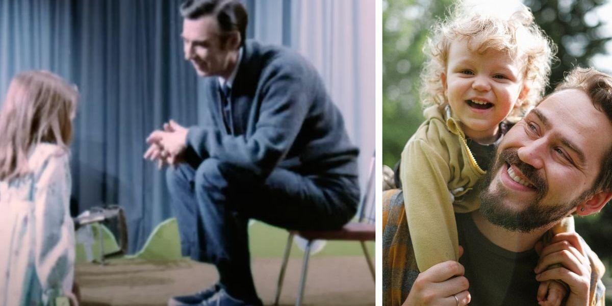 Dad pretends to be Mr. Rogers to calm his kids and it works - Upworthy