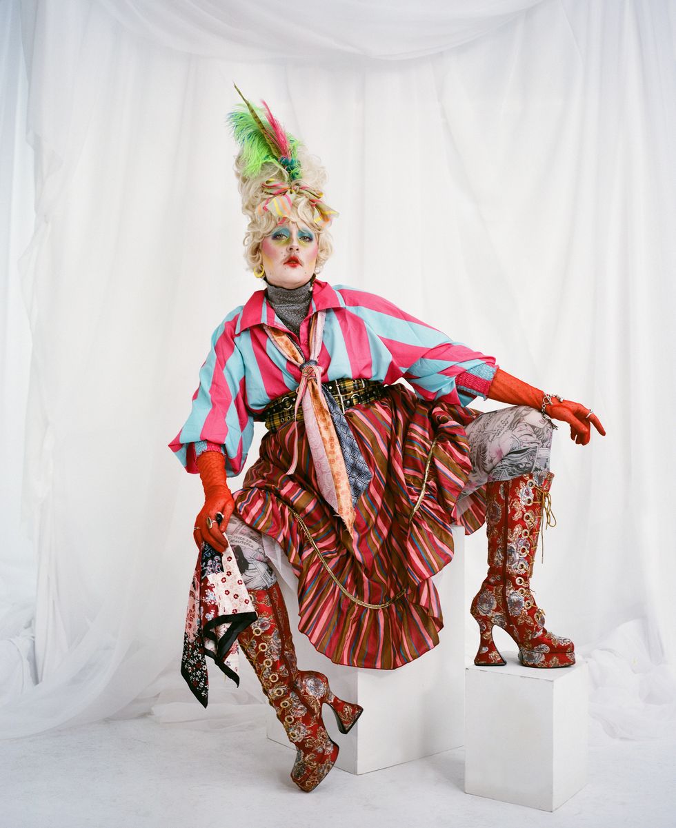 NYC Drag Artists in 'The Clash of the Prints' - PAPER Magazine