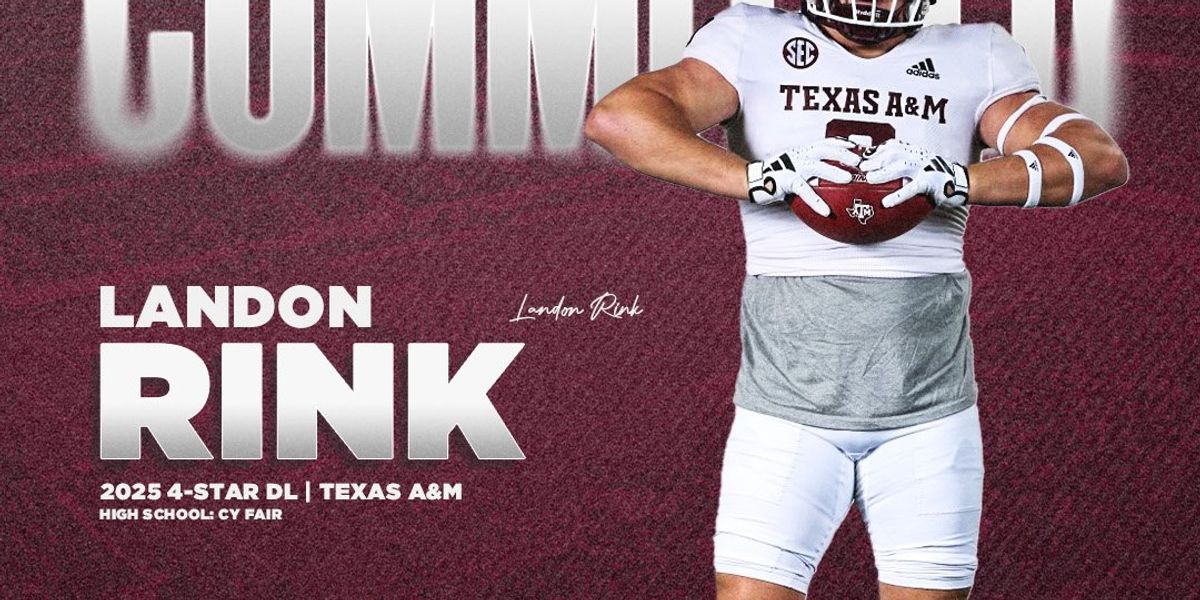 BREAKING: 2025 4-Star Cy Fair DL Landon Rink Commits To Texas A&M - VYPE