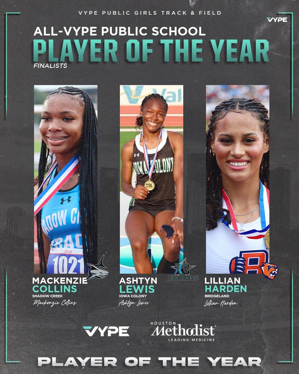VYPE AWARDS: Public School Boys & Girls Track & Field by Houston ...
