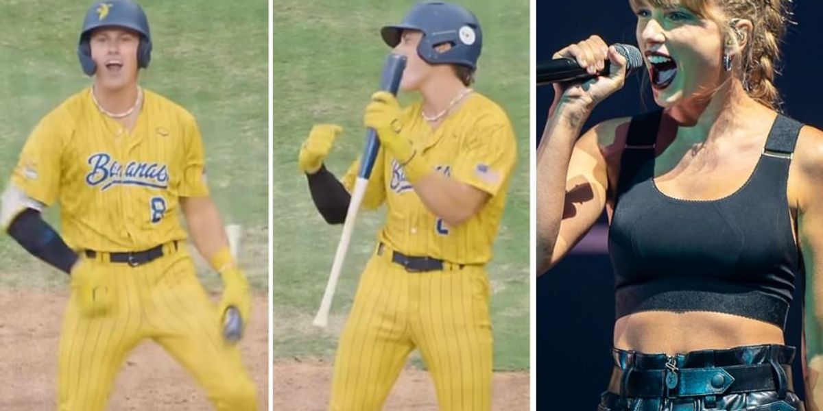 Baseball player dances to Taylor Swift song on the field - Upworthy