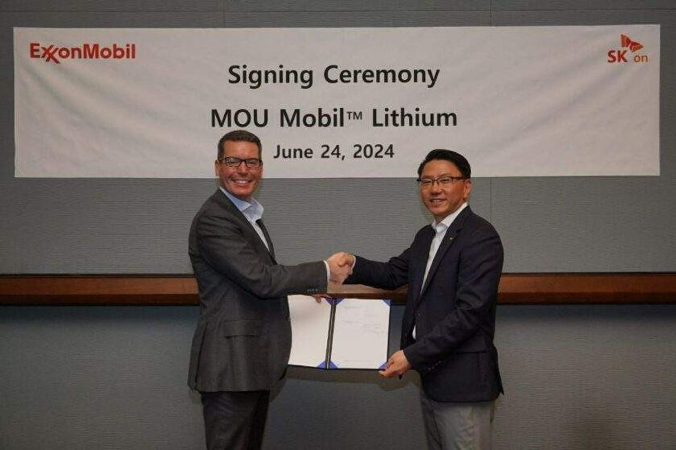 ExxonMobil enters into off-take agreement with EV battery manufacturer ...
