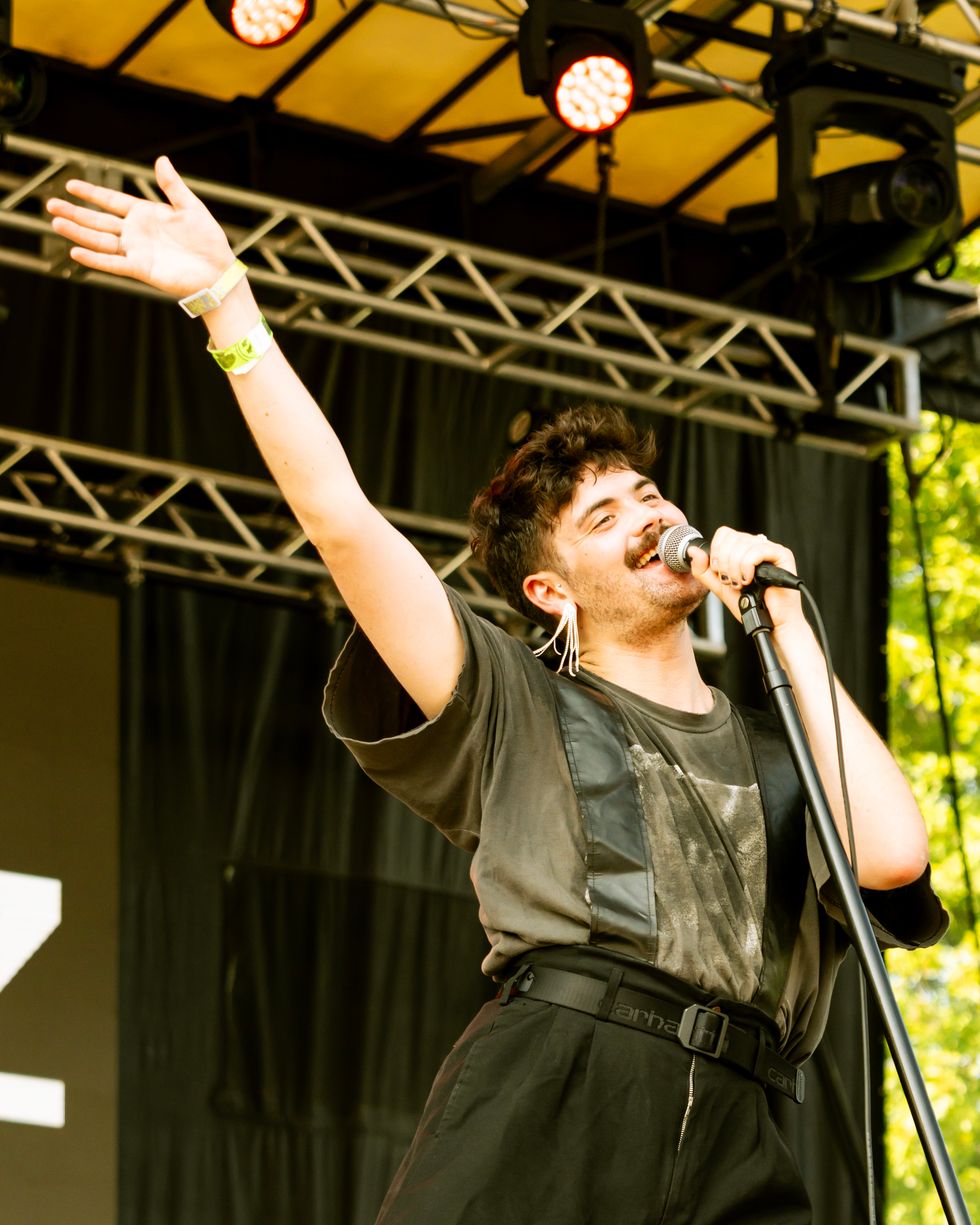 Model/Actriz at Pitchfork Festial - PAPER Magazine