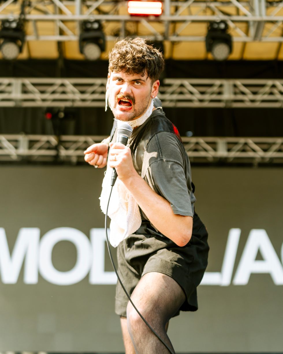 Model/Actriz at Pitchfork Festial - PAPER Magazine