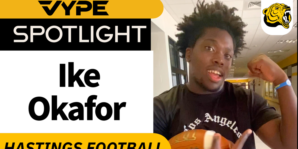 VYPE Spotlight: Ike Okafor of Alief Hastings Football - VYPE