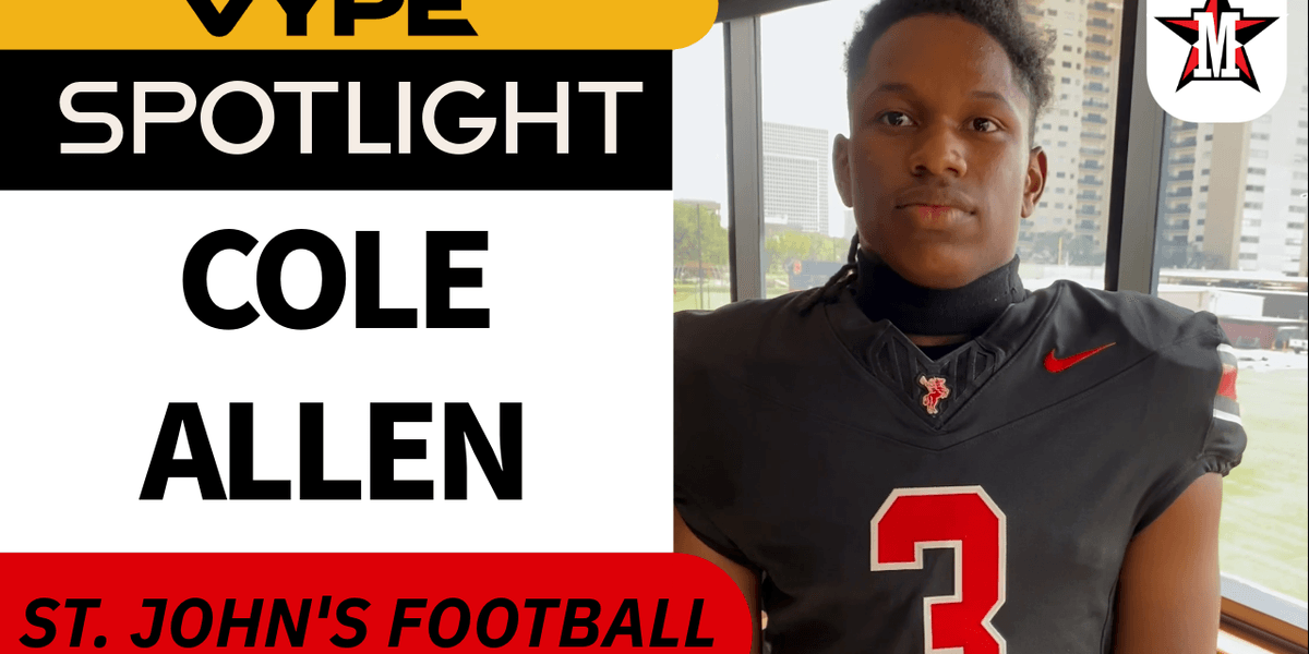 VYPE Spotlight: Cole Allen of St. John's School Football - VYPE