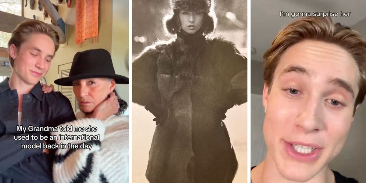Grandson surprises his former model grandma with a photoshoot - Upworthy