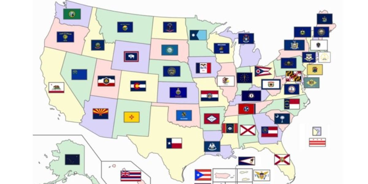 A ranking of the best and worst U.S. state flags - Upworthy