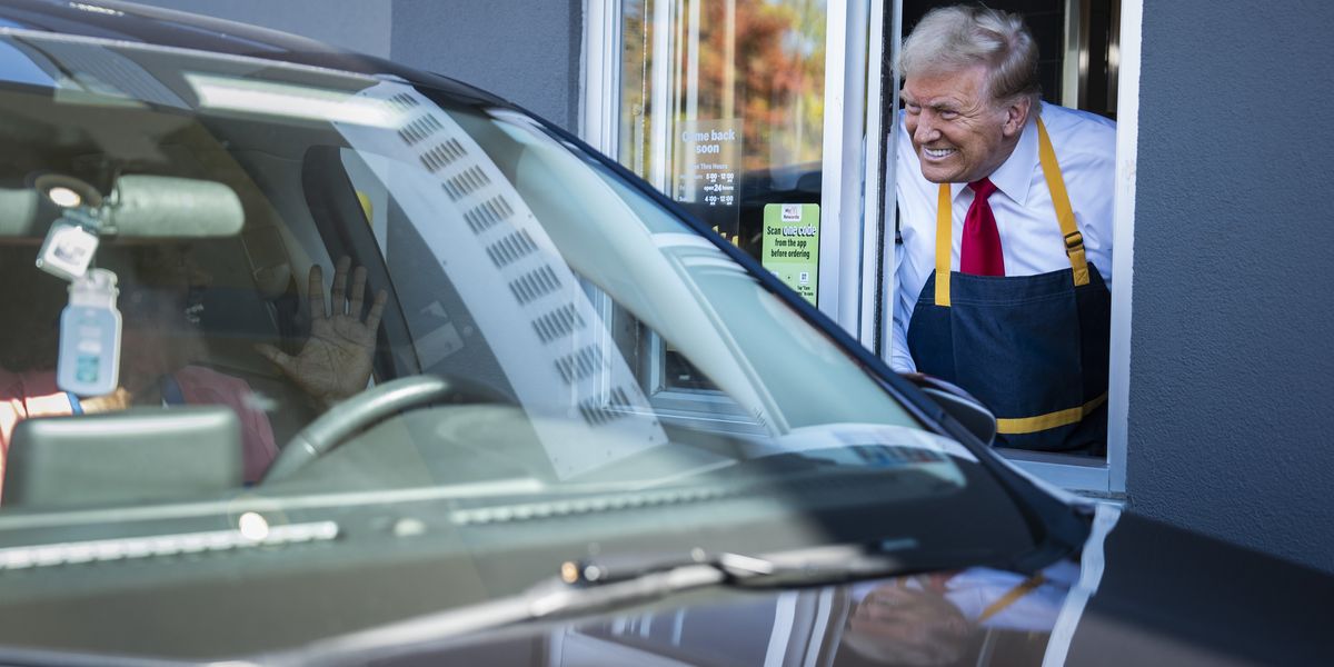 TOP THREE craziest leftist reactions to Trump's McDonald's visit ...