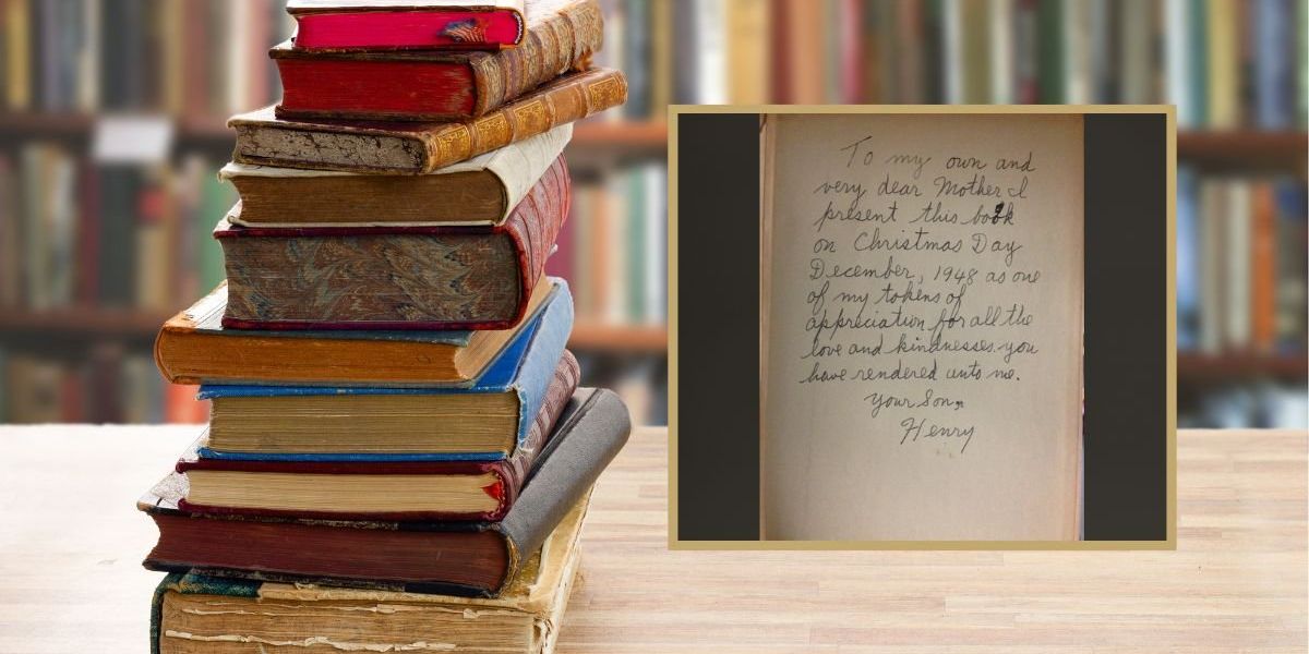 Sweet note from a boy to his mom found in a book from 1948 - Upworthy