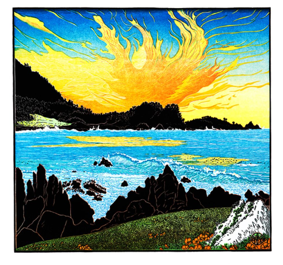 Woodcut Artist Tom Killion Captures the Magic of the California Coast ...