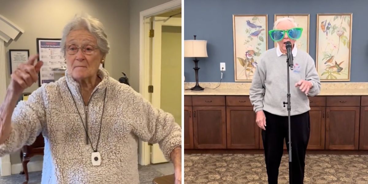 Senior living TikTok star proves there's life after 80 with hilarious ...