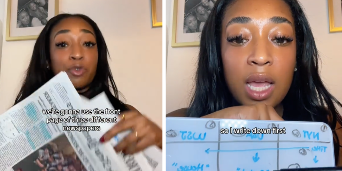 23-year-old brilliantly explains 'foolproof' system to compare news ...