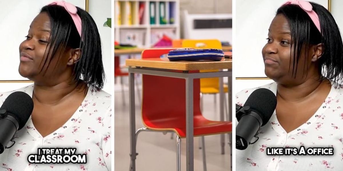 Teachers says she runs her classroom like a 'corporate office ...