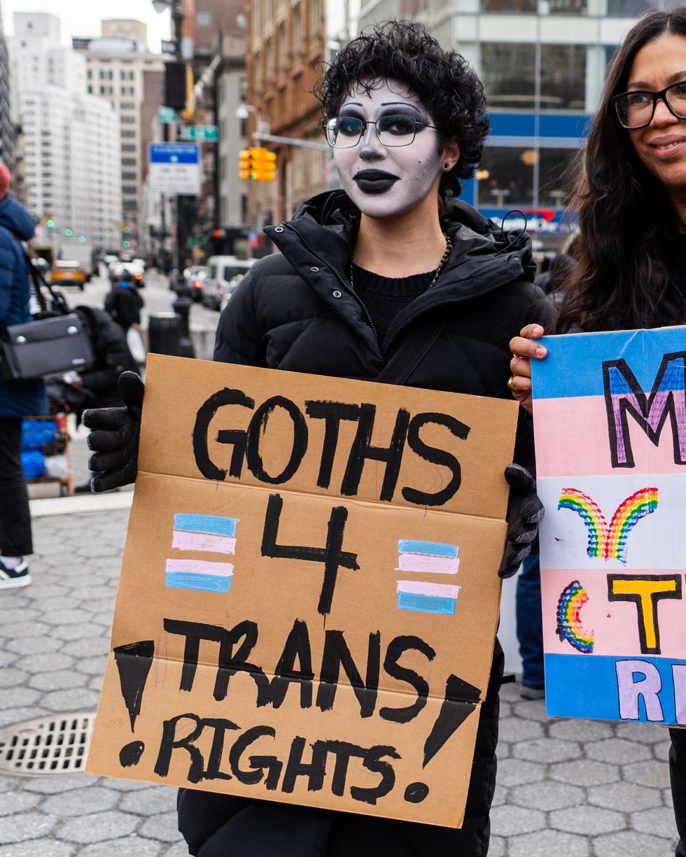 New Yorkers Rally to Support Trans Youth in Union Square - PAPER Magazine