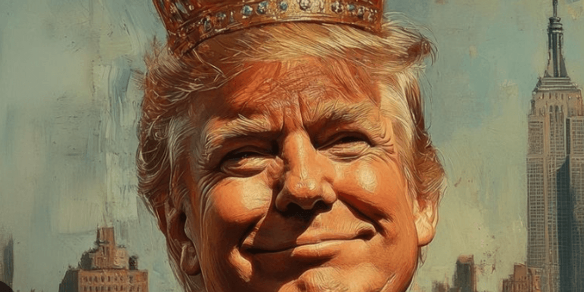 With Social Post Crowning Himself 'King,' Trump Provokes Internet Fury ...