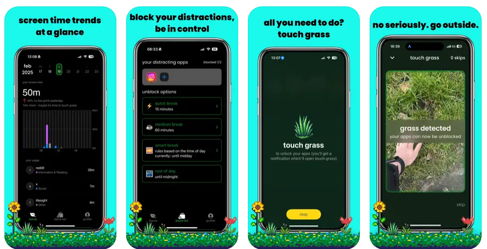 Touch grass app aims to end doom scrolling - Upworthy