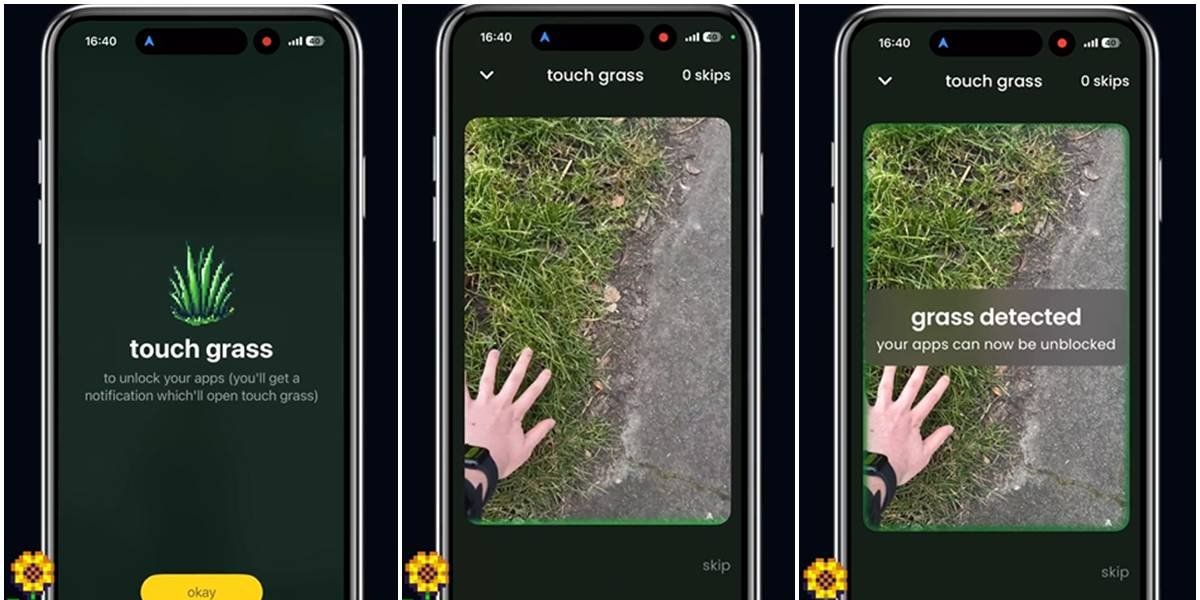 Touch grass app aims to end doom scrolling - Upworthy