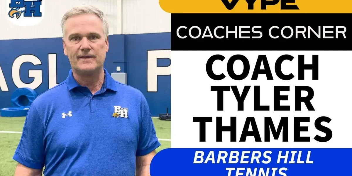 VYPE COACHES CORNER: Barbers Hill Tennis Coach Tyler Thames - VYPE