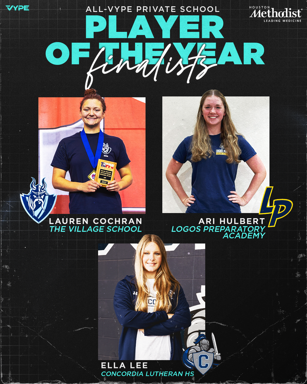 VYPE AWARDS: Public & Private School Boys and Girls Swim by Houston ...