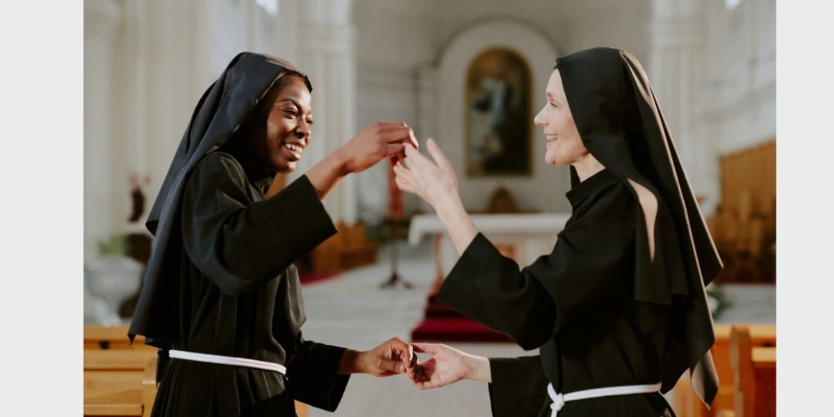 Two nuns from Brazil show off their beat-boxing dance skills in an off ...