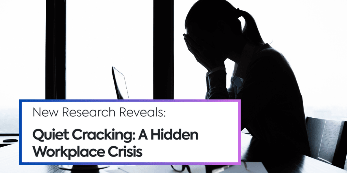 ‘Quiet cracking’: The silent crisis impacting half of all workers ...
