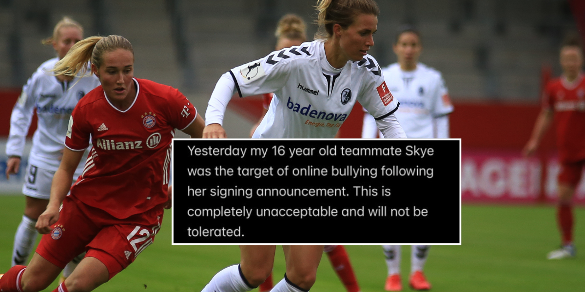 A girl signed a pro soccer contract but trolls ruined her big moment ...