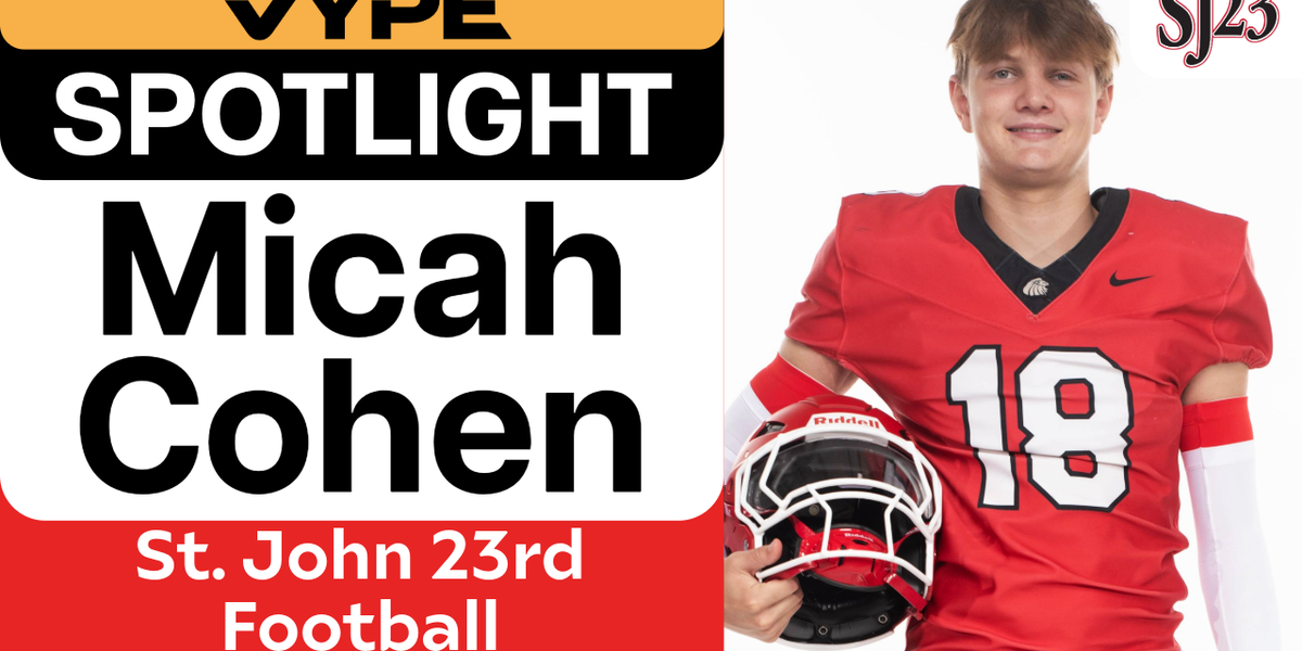 VYPE Spotlight: St. John XXIII Football's Micah Cohen - VYPE