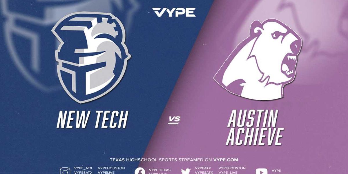 7:30PM - Football: Manor New Tech vs. Austin Achieve - VYPE