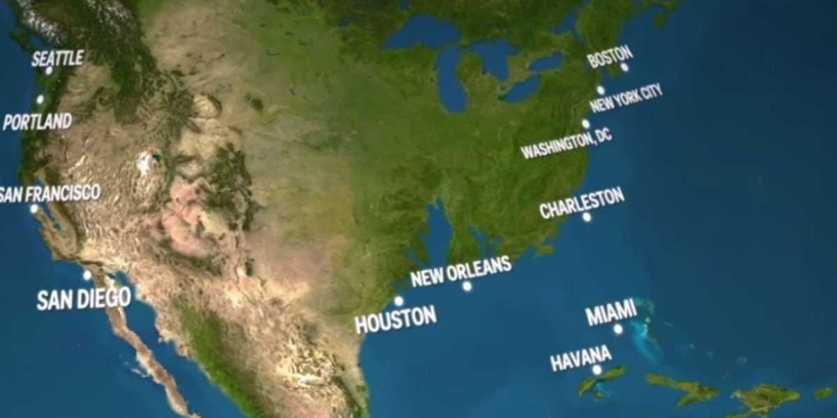 What the world looks like if all the land ice melts - Upworthy