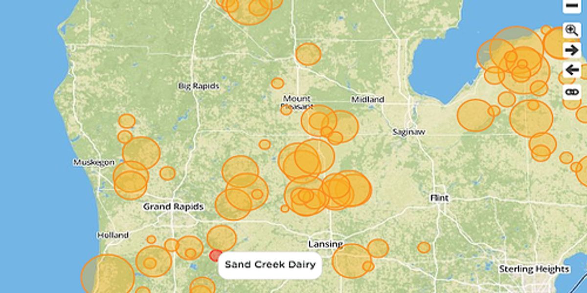 Interactive Map Tracks Factory Farm Operations in Michigan - EcoWatch