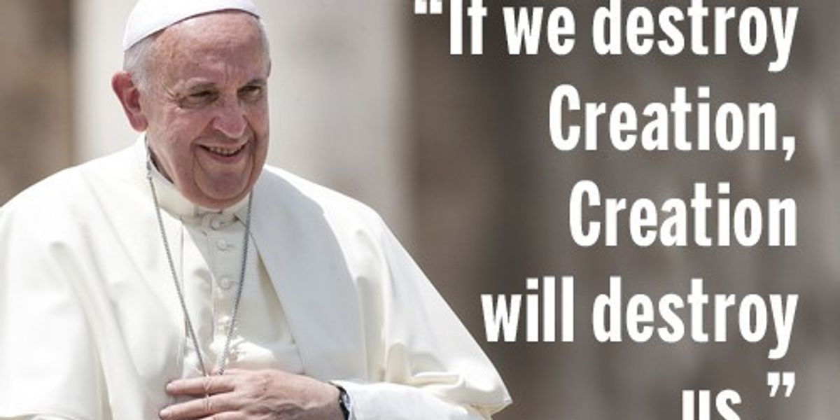 Pope Francis: 'If We Destroy Creation, Creation Will Destroy Us' - EcoWatch