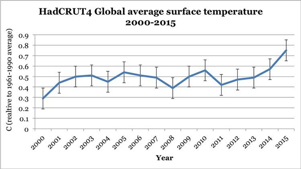 Why 2015 Was the Hottest Year on Record - EcoWatch