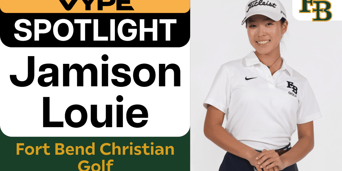VYPE Spotlight: Jamison Louie of Fort Bend Christian Academy Golf - VYPE